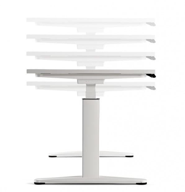 Mesa de escritorio elevable, con control eléctrico | Mobility