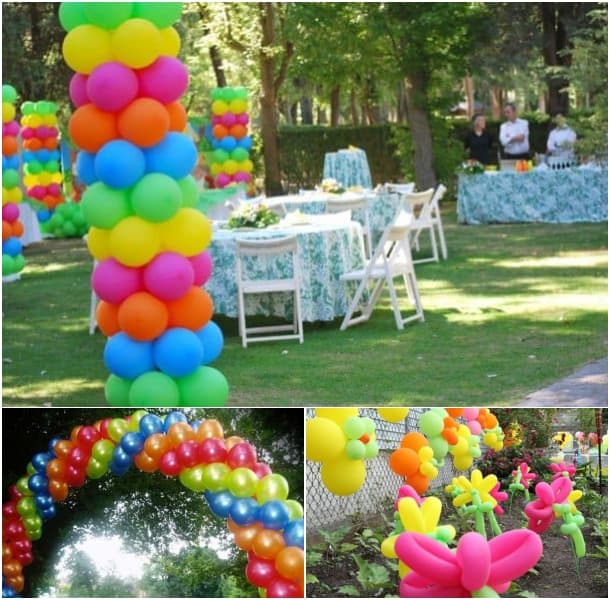 Decoración con globos. Ejemplos de globos decorados