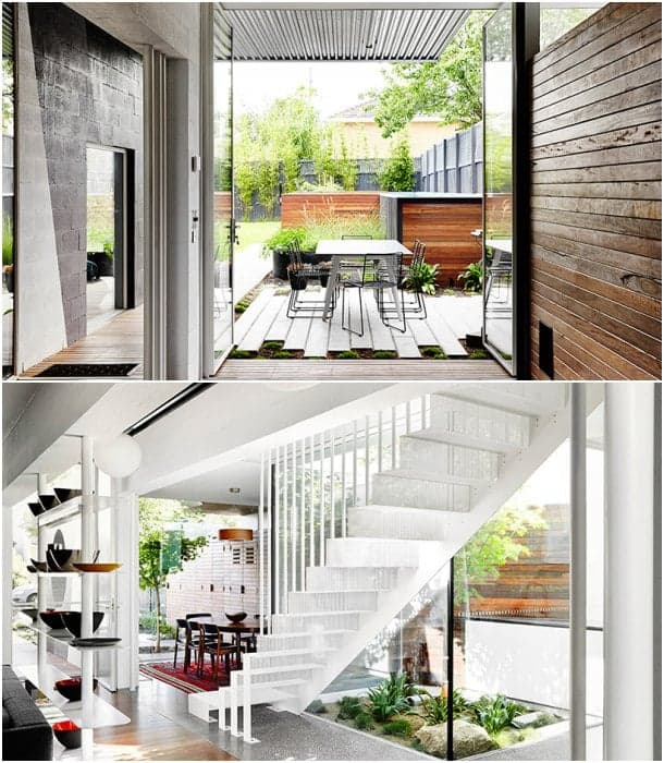 Vivienda adosada con características sostenibles